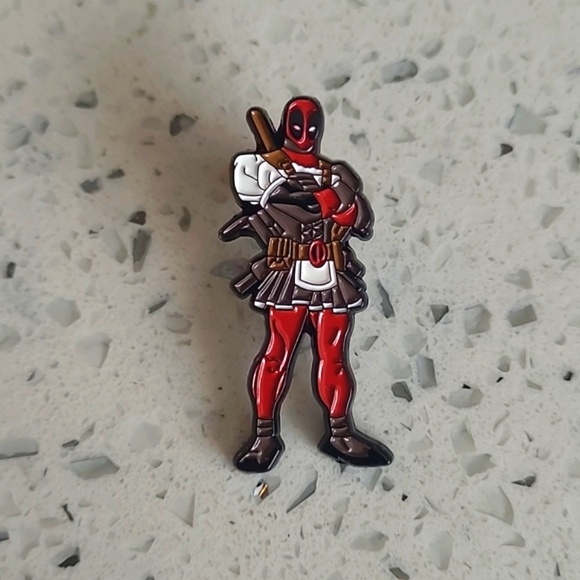 Marvel | Jewelry | Marvel Deadpool Superhero French Maid Outfit Lapel ...